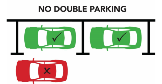 NO DOUBLE PARKING